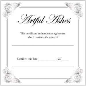Fillable Urns - Artful Ashes